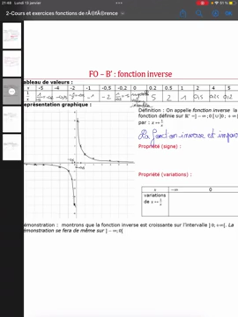 Pod - Signe Et Variations Des Fonctions De Référen…