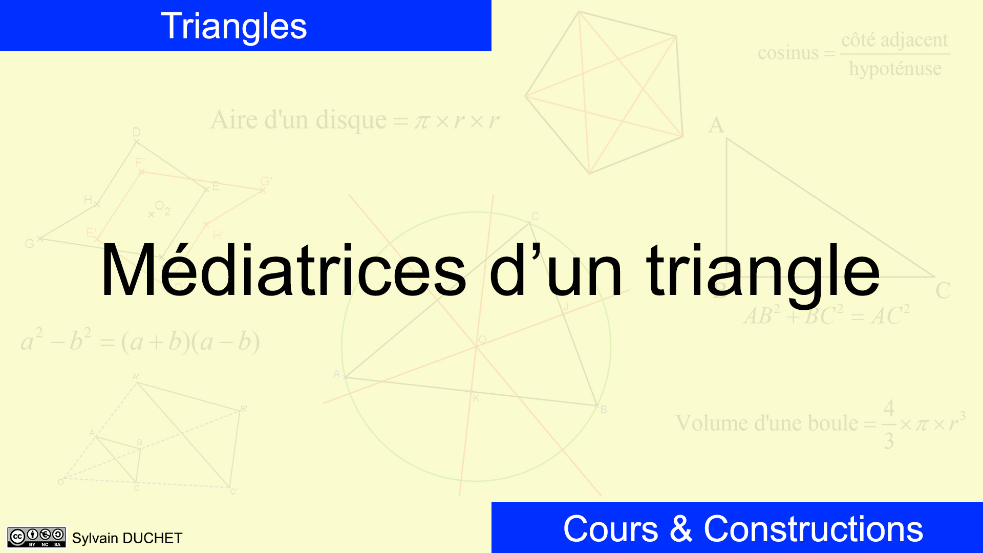 Pod - Médiatrices D'Un Triangle