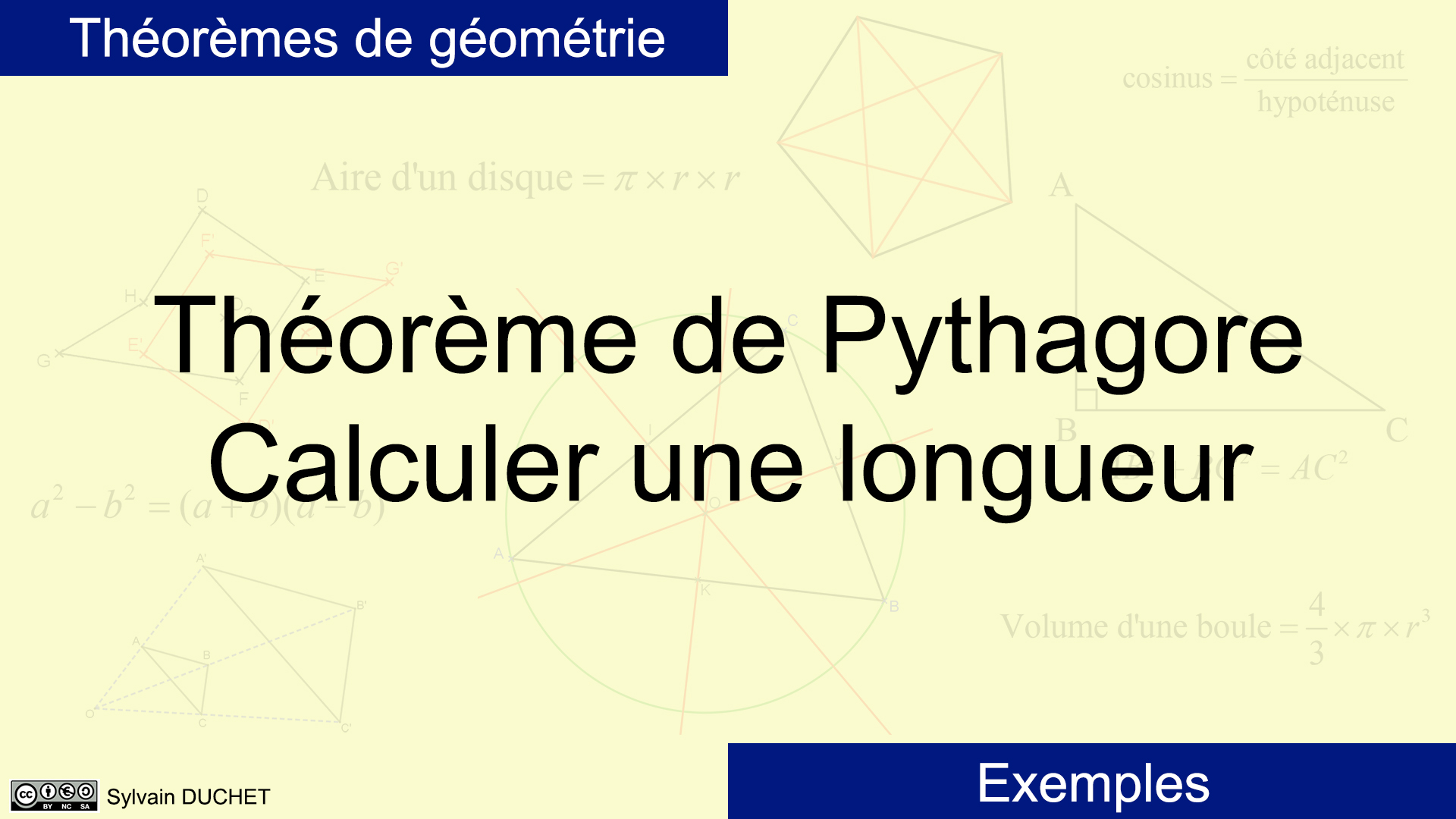 Pod - Calculer Une Longueur À L'Aide Du Théorème D…